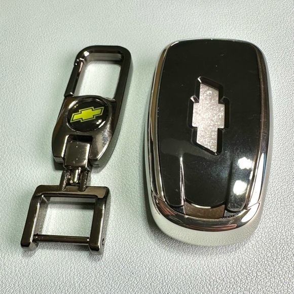 Other | Chevy Logo Key Fob Cover With Keychain | Poshmark
